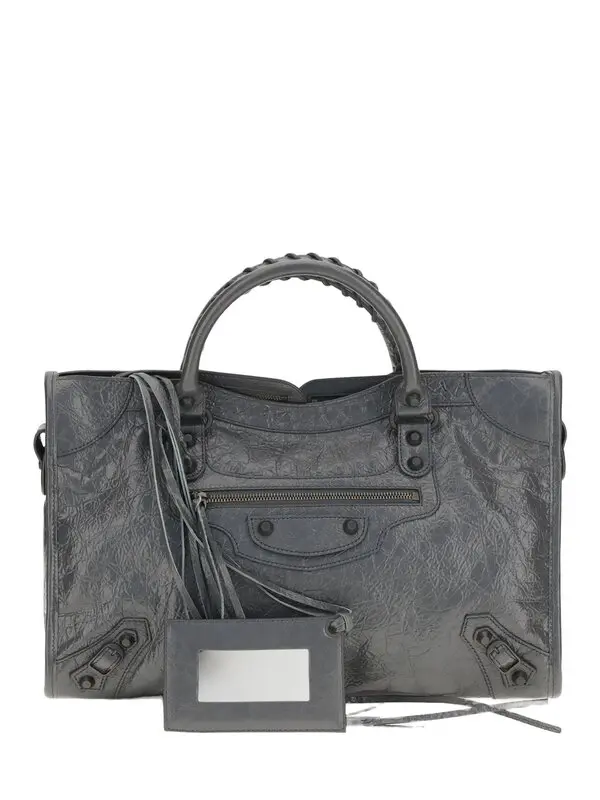 Balenciaga Le City Medium Handbag - Grey