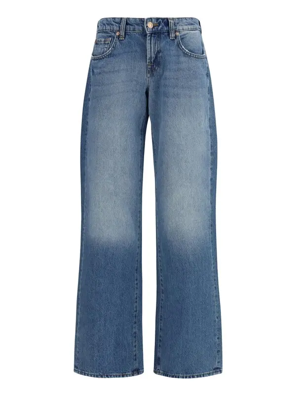 7 For All Mankind Straight Leg Jeans - Blue