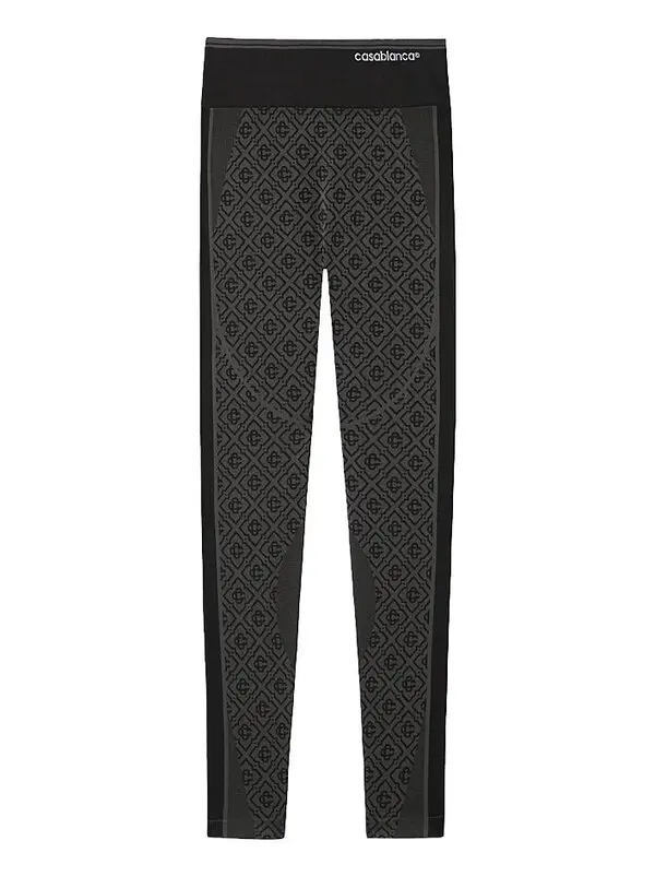 Casablanca Seamless Monogram Leggings - Grey Monogram