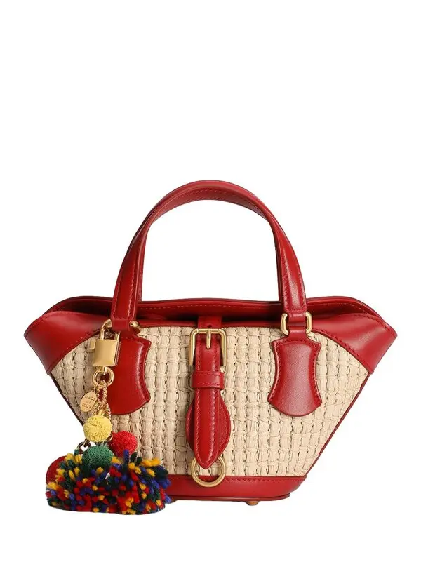 Dolce & Gabbana Raffia Còffa Capri Bag - Multicolor