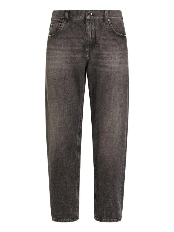 Dolce & Gabbana Loose Fit Selvedge Denim Trousers - Multicolor