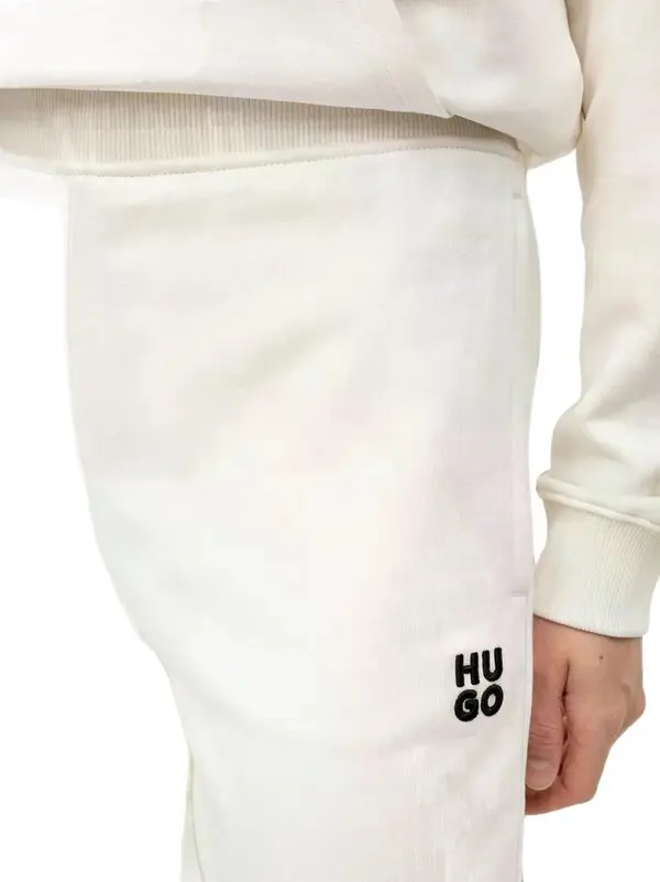 Hugo Logo Patch Track Pants - Neutrals