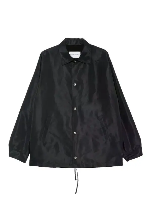 Givenchy Logo Embroidered Jacket - Blue