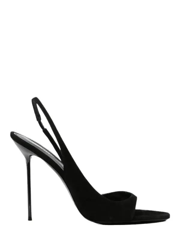 Paris Texas Lidia Slingback Sandals - Black
