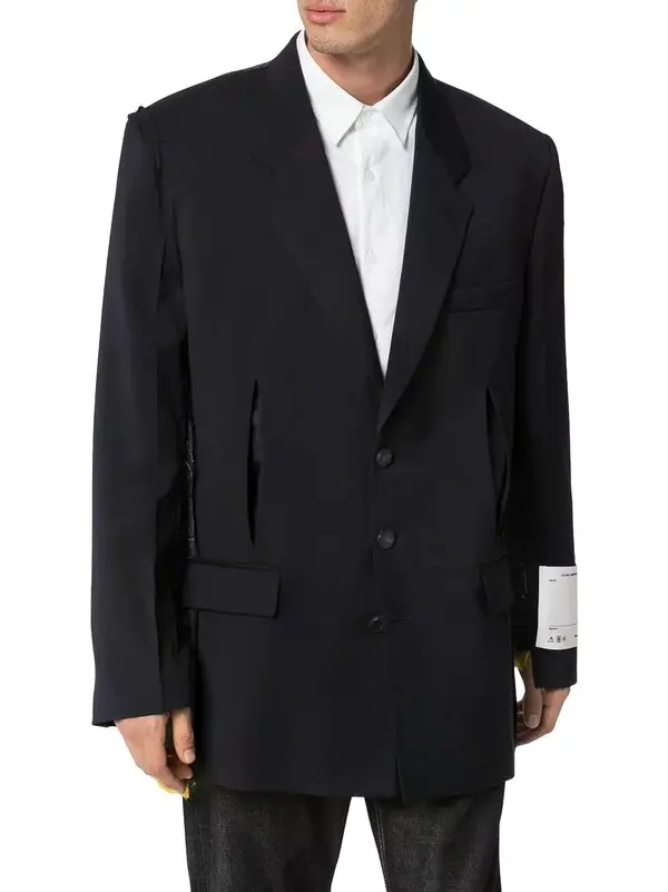 Off-White Deconstructed Tailored Blazer - Black