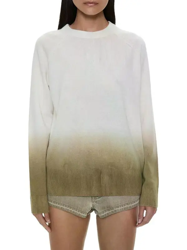 Christopher Esber Ombre Monument Crew Neck Sweater - Neutrals