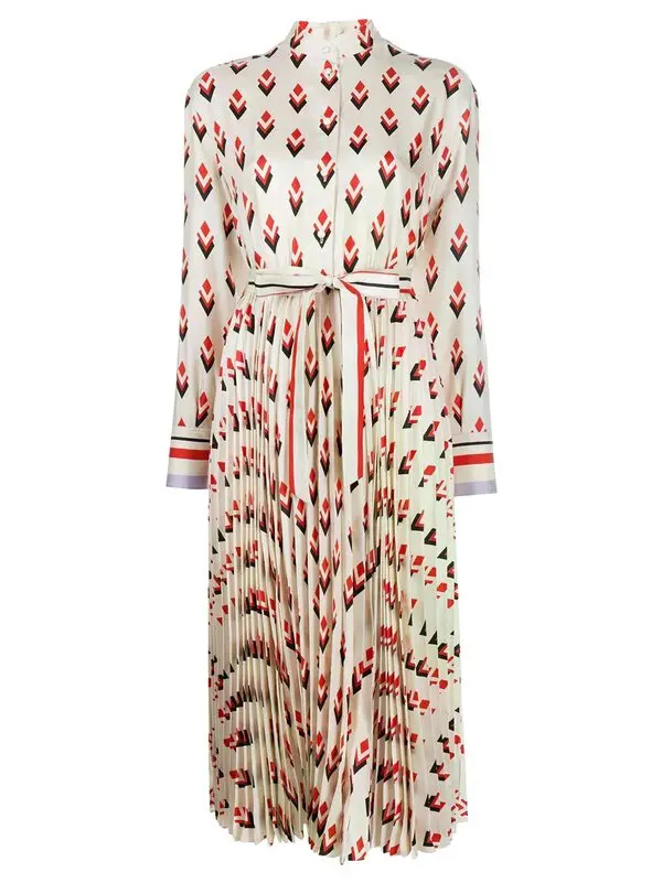 Valentino Garavani Geometric Print Shirtdress - Neutrals