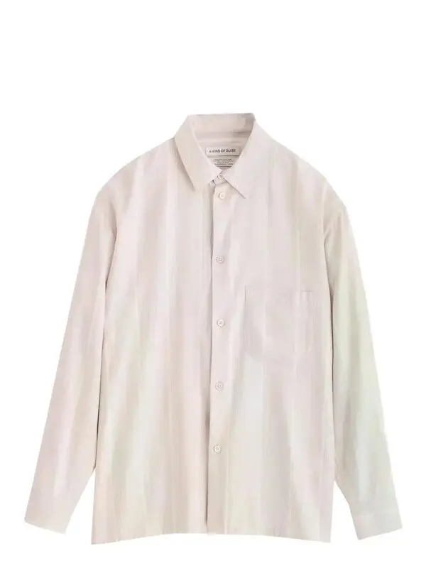 A KIND OF GUISE Gusto Striped Flannel Shirt - Neutrals