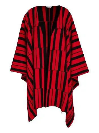 FERRAGAMO Wool & Cashmere Cape - Red