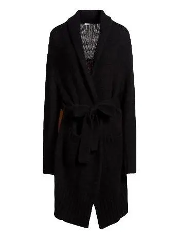 KANGRA Alpaca Wool Blend Cardigan - Black