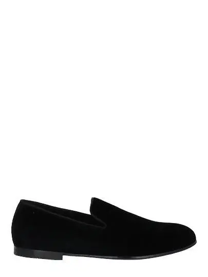 Dolce & Gabbana Velvet Loafers - Black