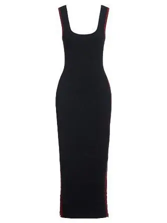 Rabanne Midi Bodycon Knit Dress - Blue