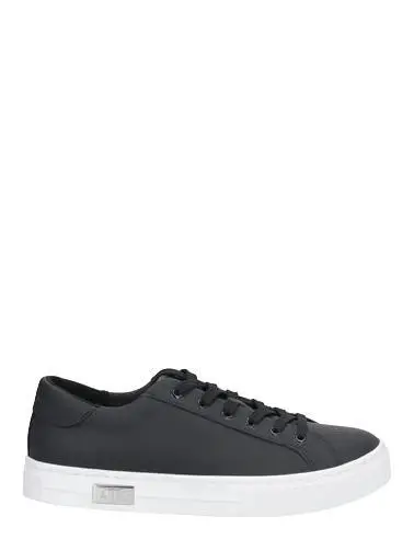 Armani Exchange Calfskin Sneakers - Black