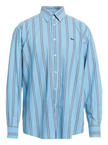 HARMONT & BLAINE Shirt Size Cotton, Lyocell - Blue