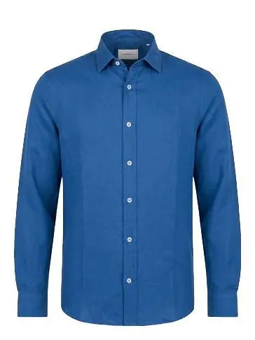 EDITIONS 102 Shirt Size Linen, Lyocell - Blue