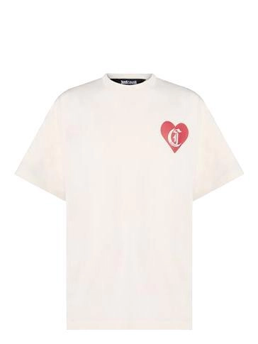 Just Cavalli T-shirt Size Cotton - Cream