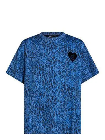 Just Cavalli T-shirt Size Cotton - Blue