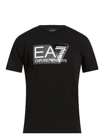 EA7 T-shirt Size Cotton, Elastane - Black