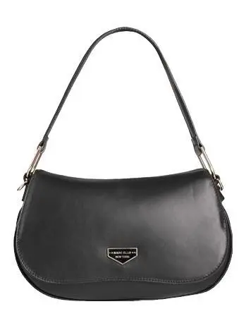 MARC ELLIS Leather Flap Bag - Black