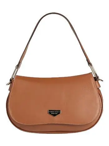 MARC ELLIS Leather Flap Bag - Brown