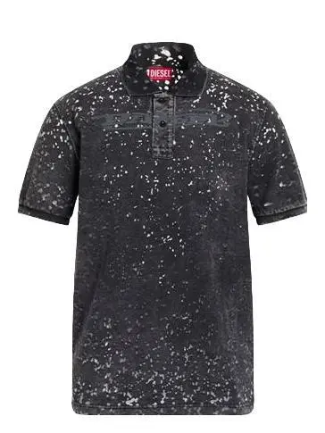 DIESEL® Polo Shirt Size Cotton, Polyester - Grey