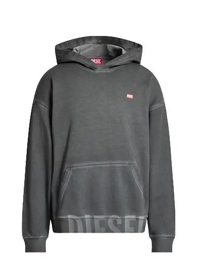 DIESEL® Cotton French Terry Hoodie - Grey