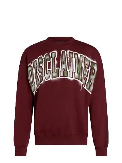 DISCLAIMER Cotton Sweatshirt - Red