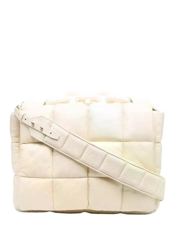 VIC MATIE Vic Matié Nappa Quilted Shoulder Bag - Neutrals