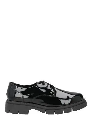 NILA & NILA Lace-up Derby Shoes In Patent Leather - Black