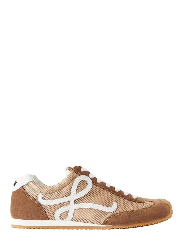 Loewe Bellet Runner Mesh Low Top Sneakers - Brown