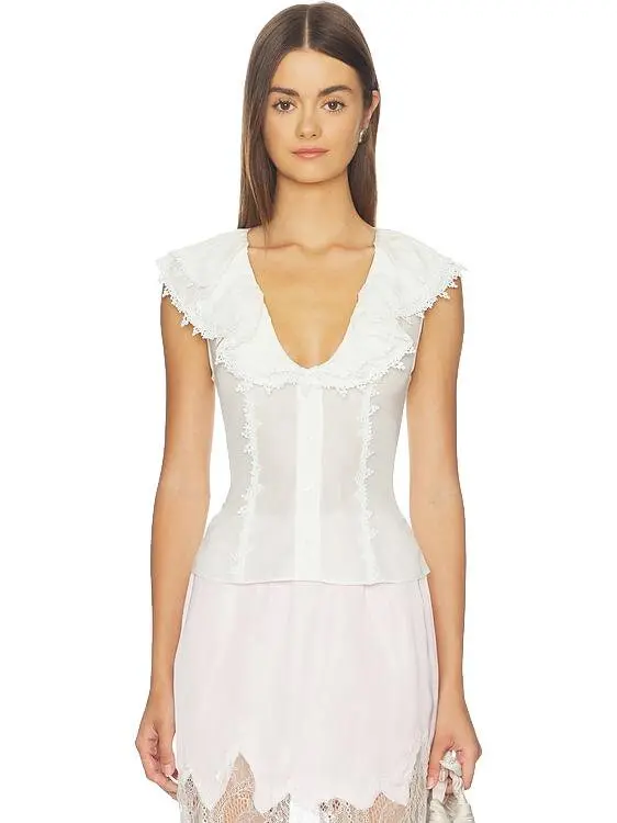 Retrofete Myrth Top - White