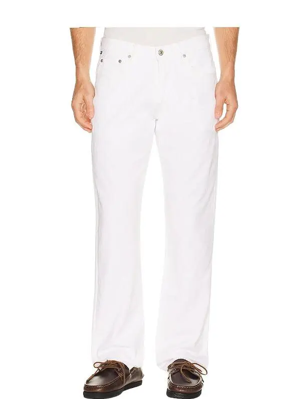 Citizens Of Humanity Elijah Stretch Linen Jeans - White