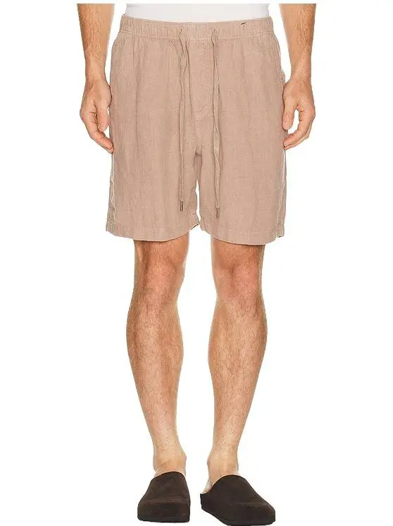 Faherty Brand Essential 6.5 Linen Short - Adobe