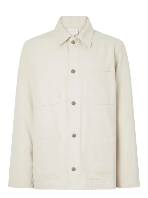 A.p.c. Cotton-twill Overshirt - Neutrals