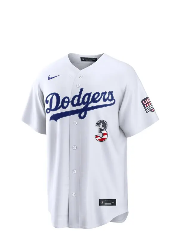 Nike Edwin Díaz Los Angeles Dodgers Usa 250 Mlb Stadium Jersey - White