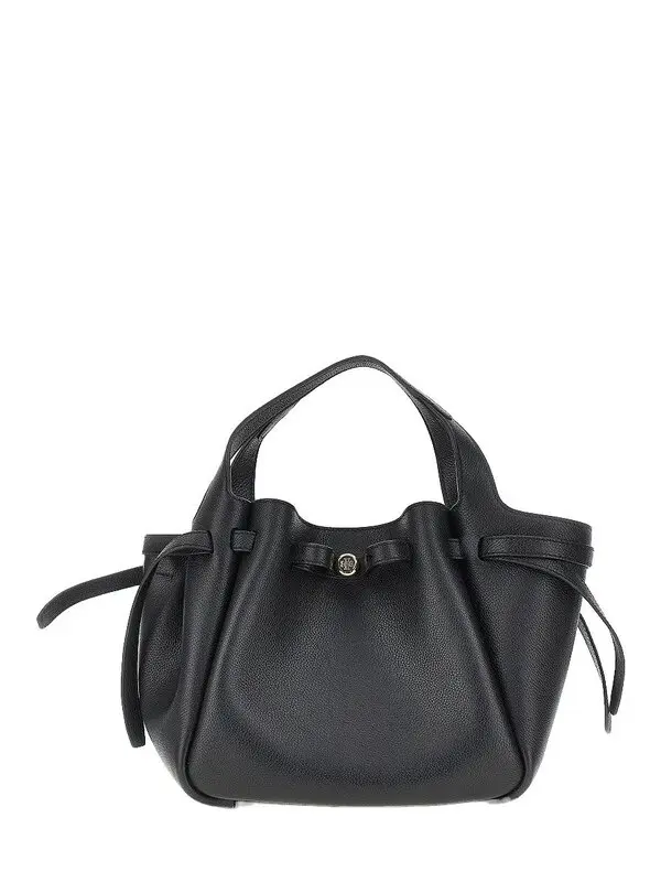 Tory Burch Romy Grained Leather Bag - Black