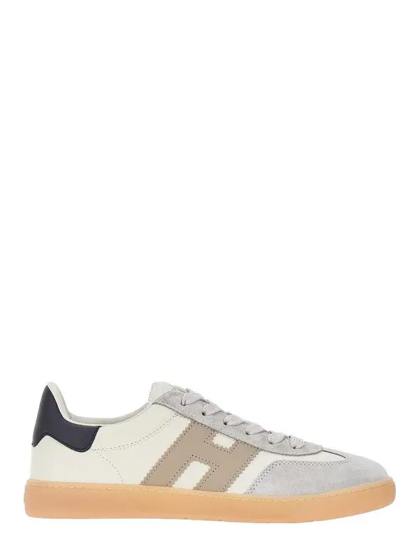 Hogan Leather And Suede Sneakers - Multicolor