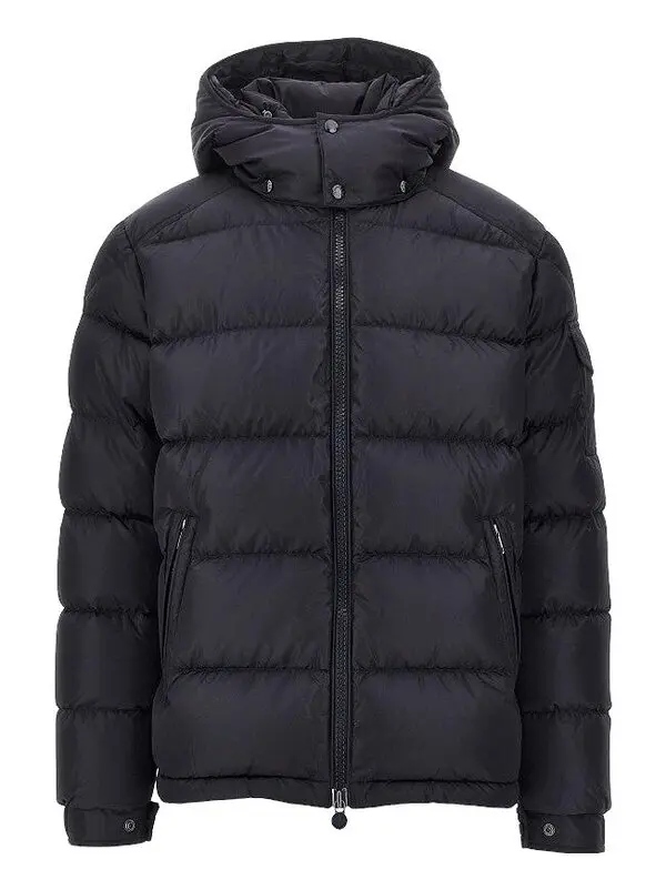 Moncler Maya Hooded Down Jacket - Blue