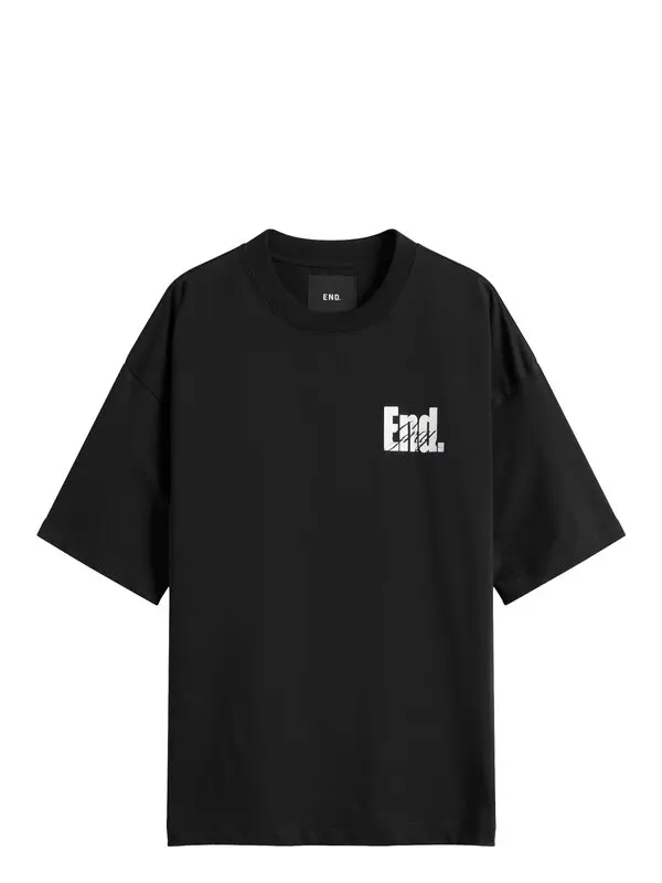 END. Newcastle Graphic T-shirt - Black