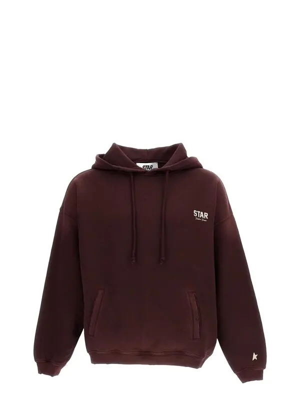 GOLDEN GOOSE Star Hoodie - Rosso