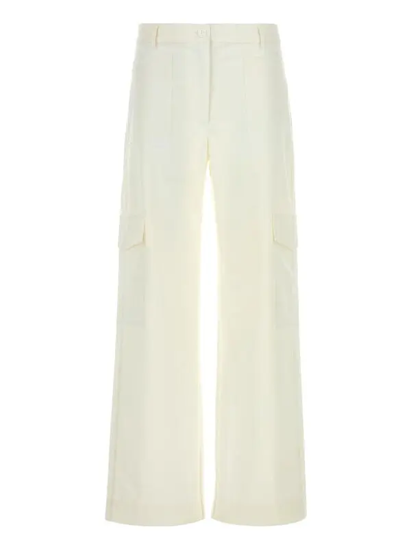 Gimaguas Stretch Polyester Blend Cargo Pant - White