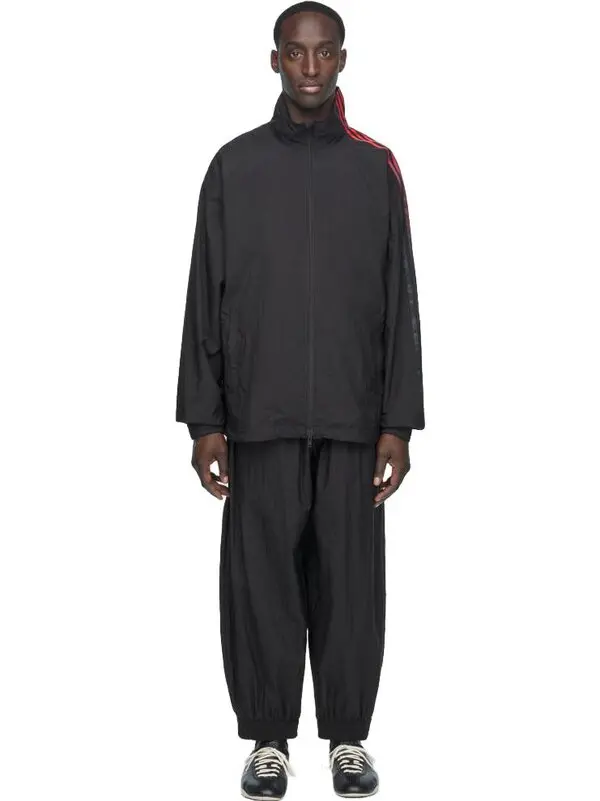 Adidas Y-3 Gradient 3-stripes Nylon Track Pants - Black
