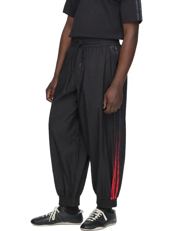 Adidas Y-3 Gradient 3-stripes Nylon Track Pants - Black
