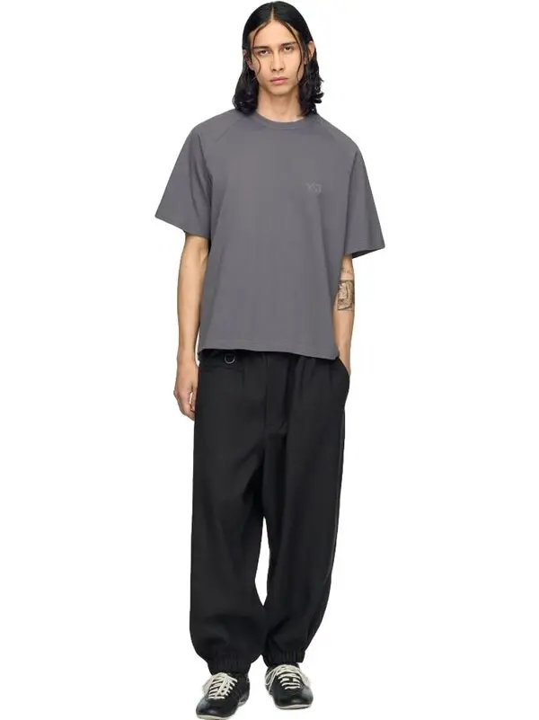 Adidas Y-3 Boxy Short Sleeve Tee - Grey Five
