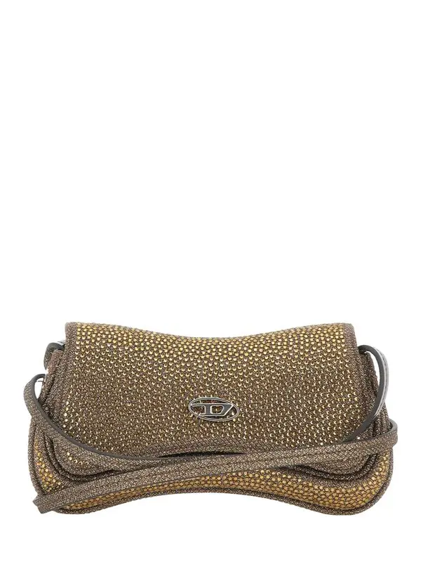 DIESEL® Play Crystal Sequin Crossbody Bag - Brown