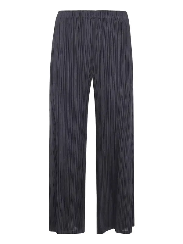 Issey Miyake Pleated Casual Pants - Black