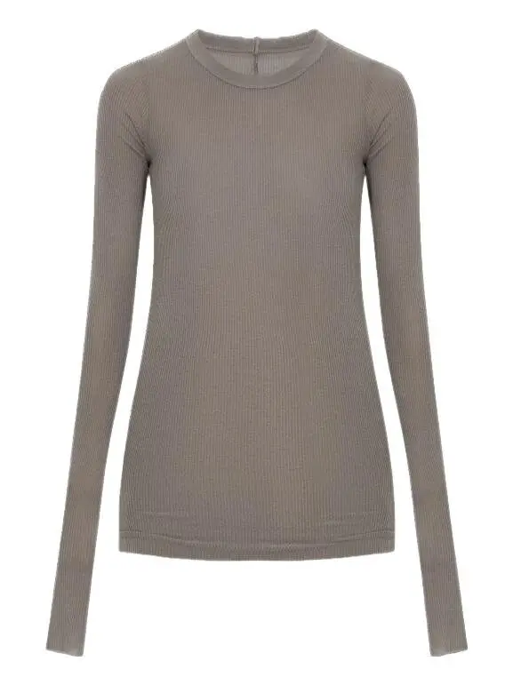 Rick Owens Ribbed Long Sleeve Top - No