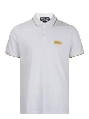 Versace Short-sleeved Polo Shirt - White