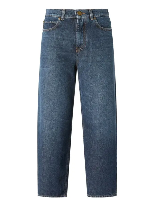 Pinko Straight Leg Jeans - Medium Blue