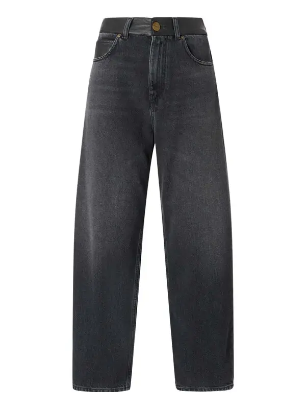 Pinko Straight Leg Jeans - Black